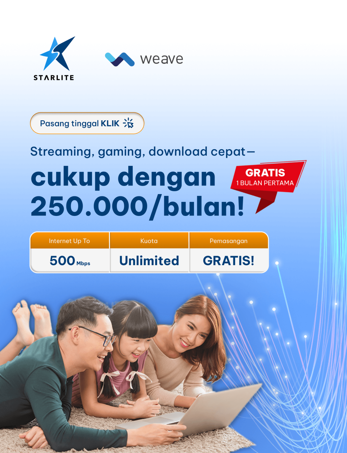 Starlite – Nikmati Koneksi Unlimited, Tanpa Batas di Starlite!